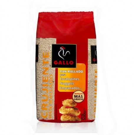 PAN RALLADO GALLO CRUJIENTE 500 GR - Distribuciones Plata